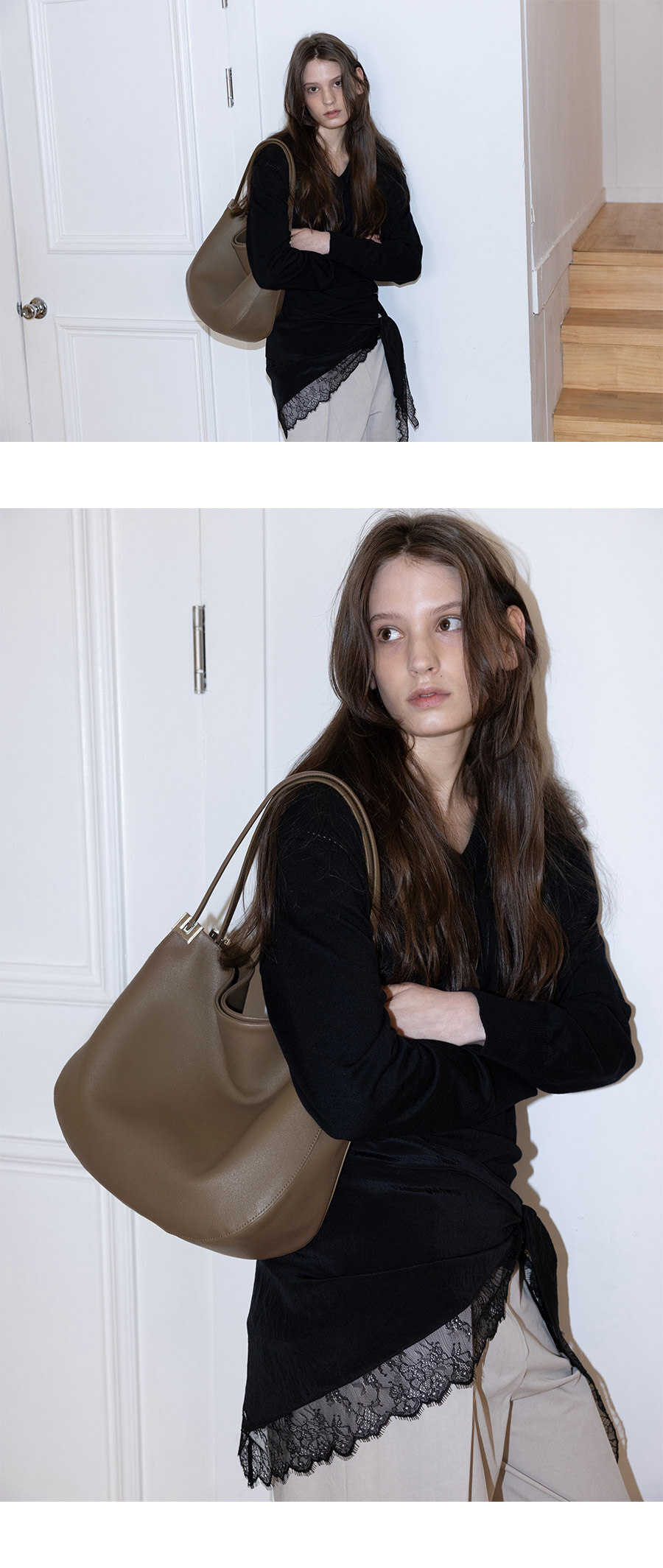 Bonheur Shoulder Medium FA6SB339-MQ - LOEUVRE