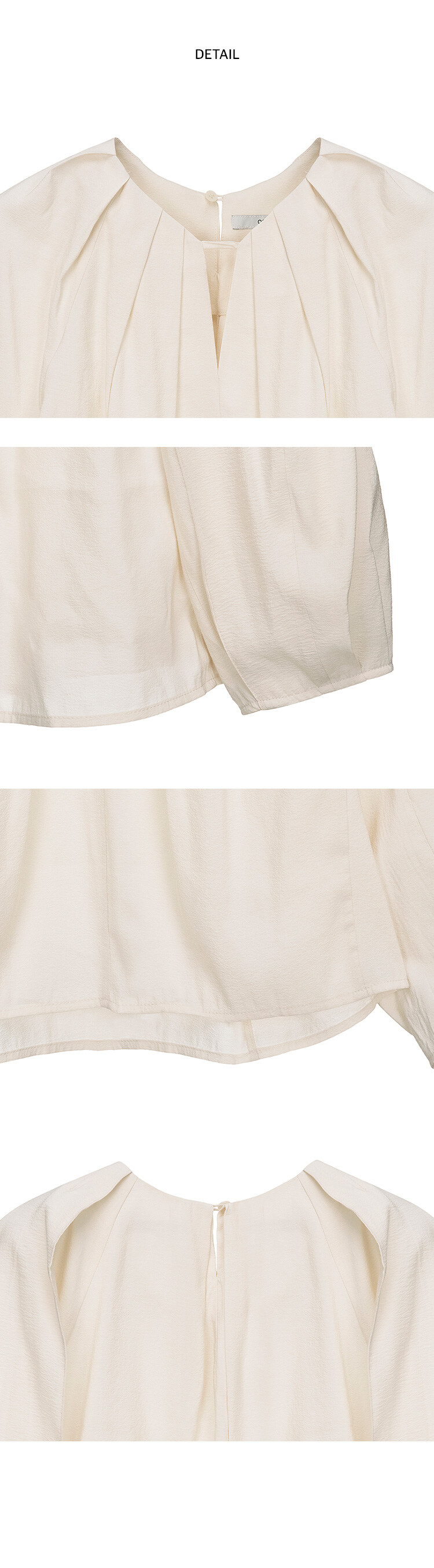 Neck Tuck Detail Volume Blouse NEW3WB943 - 감도 깊은 취향 셀렉트샵 29CM