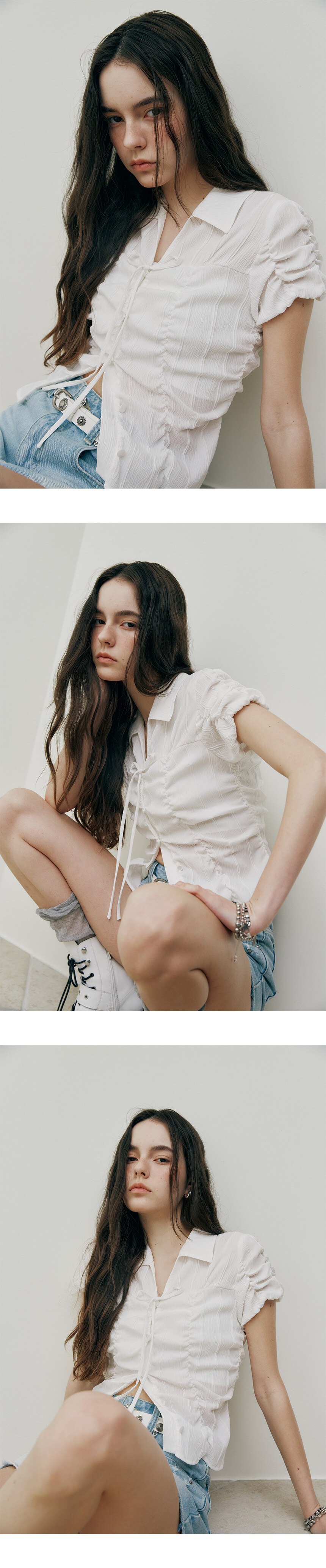 String Shirring Blouse VW5MB124_2color - 감도 깊은 취향 셀렉트샵 29CM